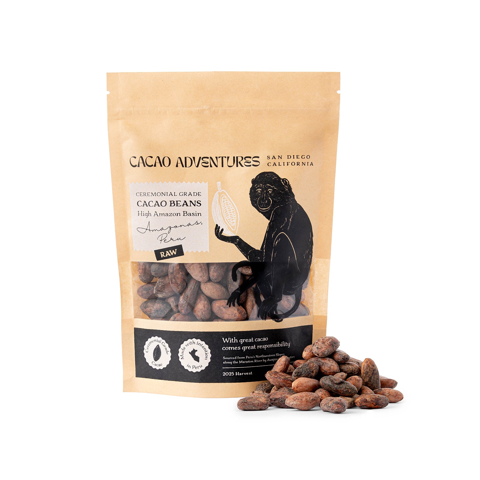 1 lb - Raw Cacao Beans – Cacao Adventures